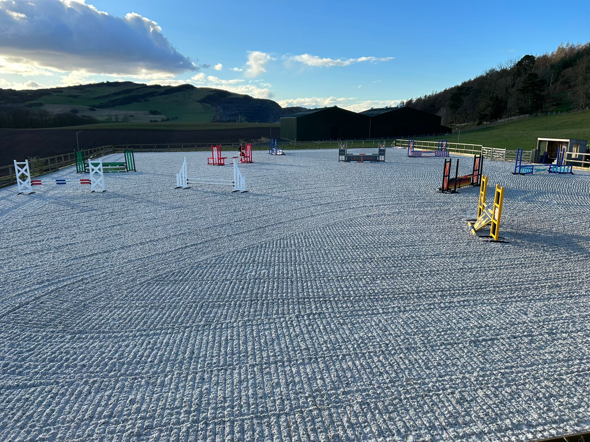 Arena Hire with Show Jumps | Lindores Cross Country